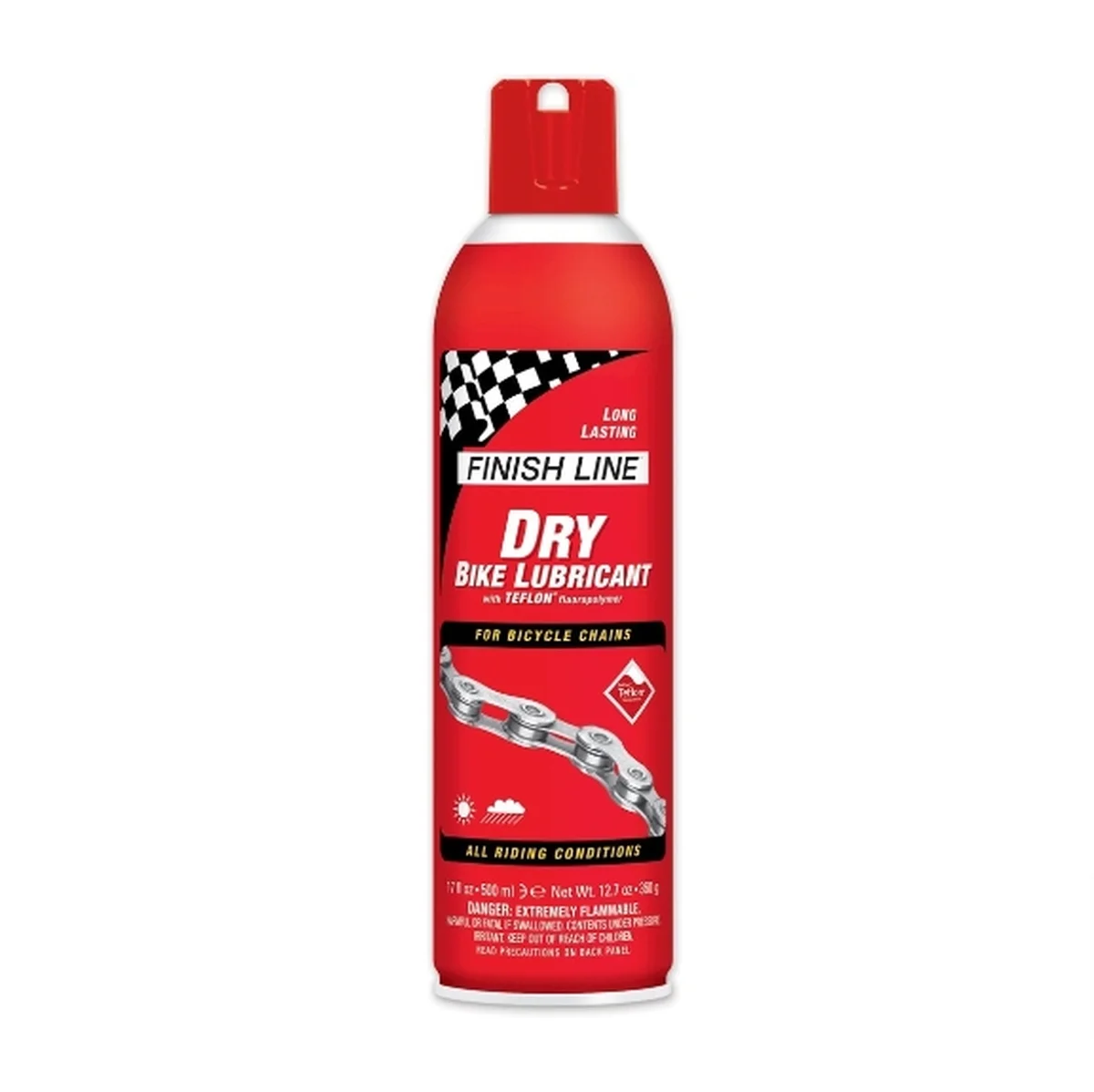 Køb Finish Line Dry Lube Spray Rød her | Online eller i butik | Tryg ...